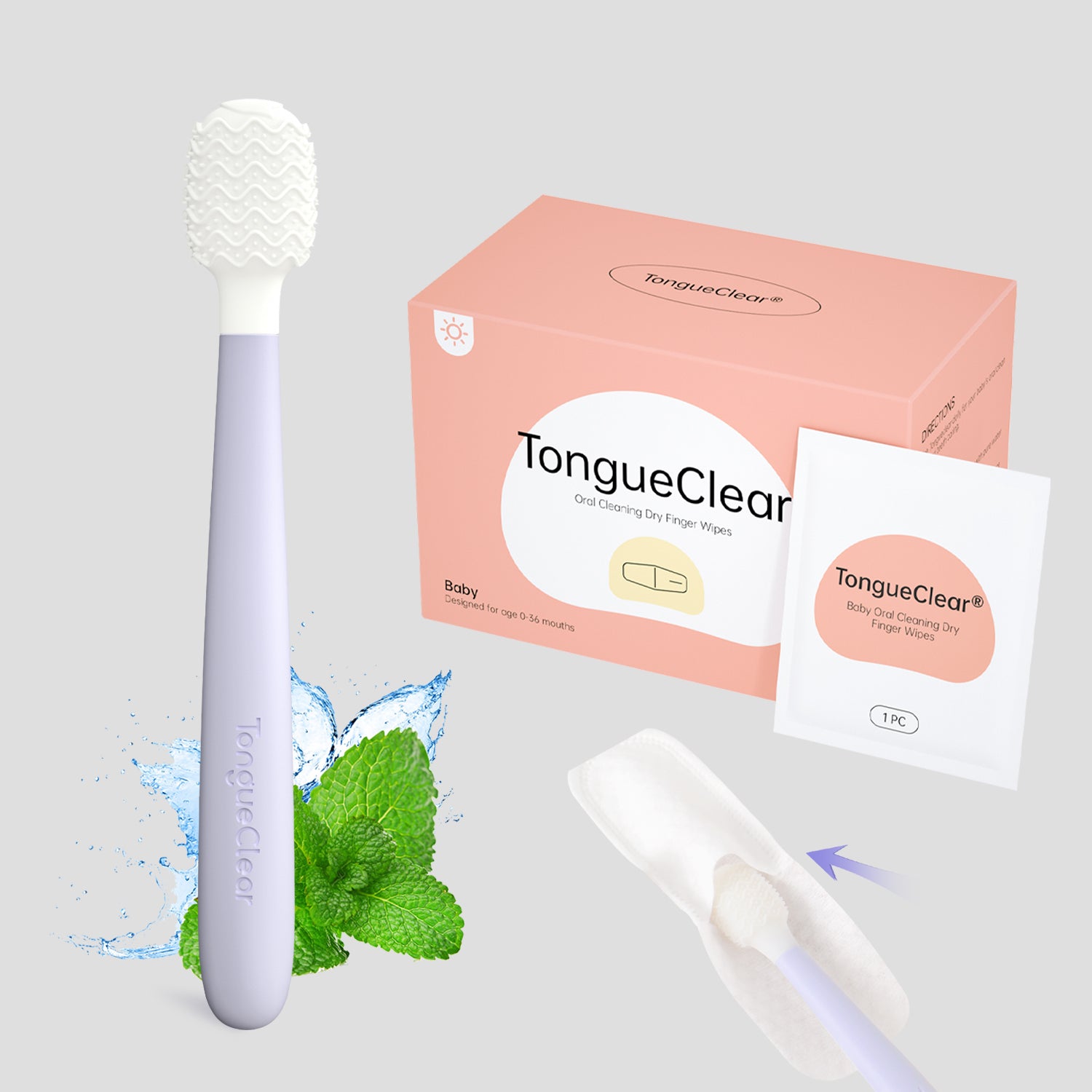 Tongueclear Newbron Oral Cleaner Kit, 100% safe, 30-day free returns